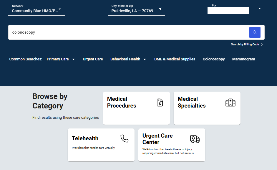 Provider Directory and Cost Estimator Tools | New to Blue | Louisiana Blue